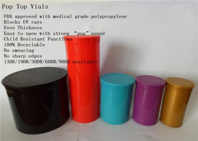 Three Piece Design Child Resistant Containers Moistureproof Multiple ...